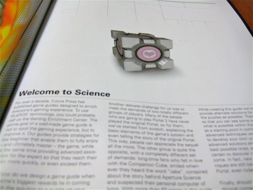 Unboxing the Portal 2 Collector's Edition Strategy Guide